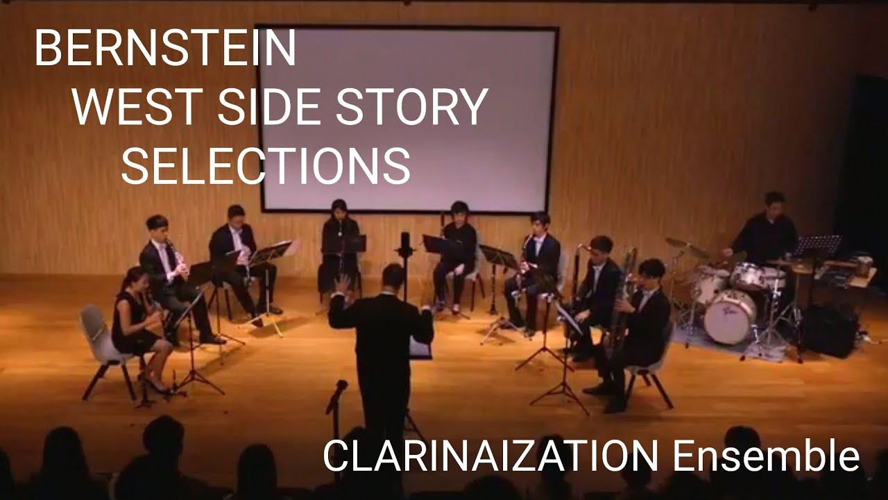 BERNSTEIN: West Side Story Selections arranged for clarinet ensemble ...