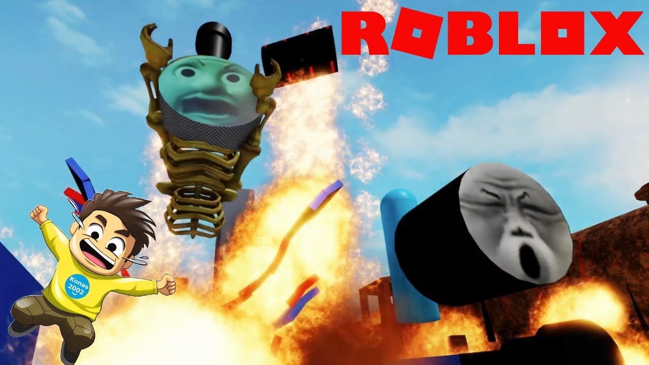 ROBLOX SHED 17 TRAINS ON FIRE ! || Roblox Gameplay || Konas2002 - YouTube