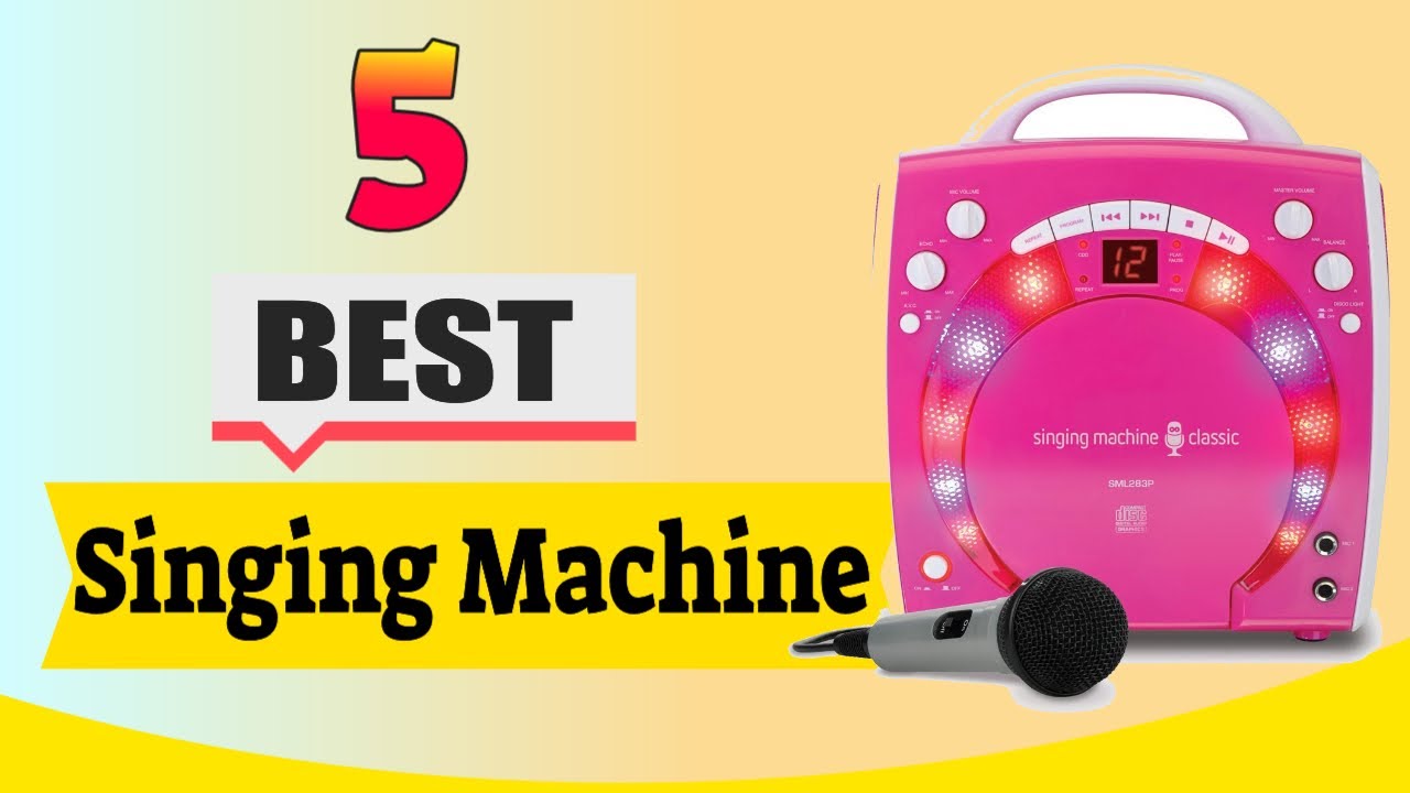 5 Best Singing Machines Available in India - YouTube