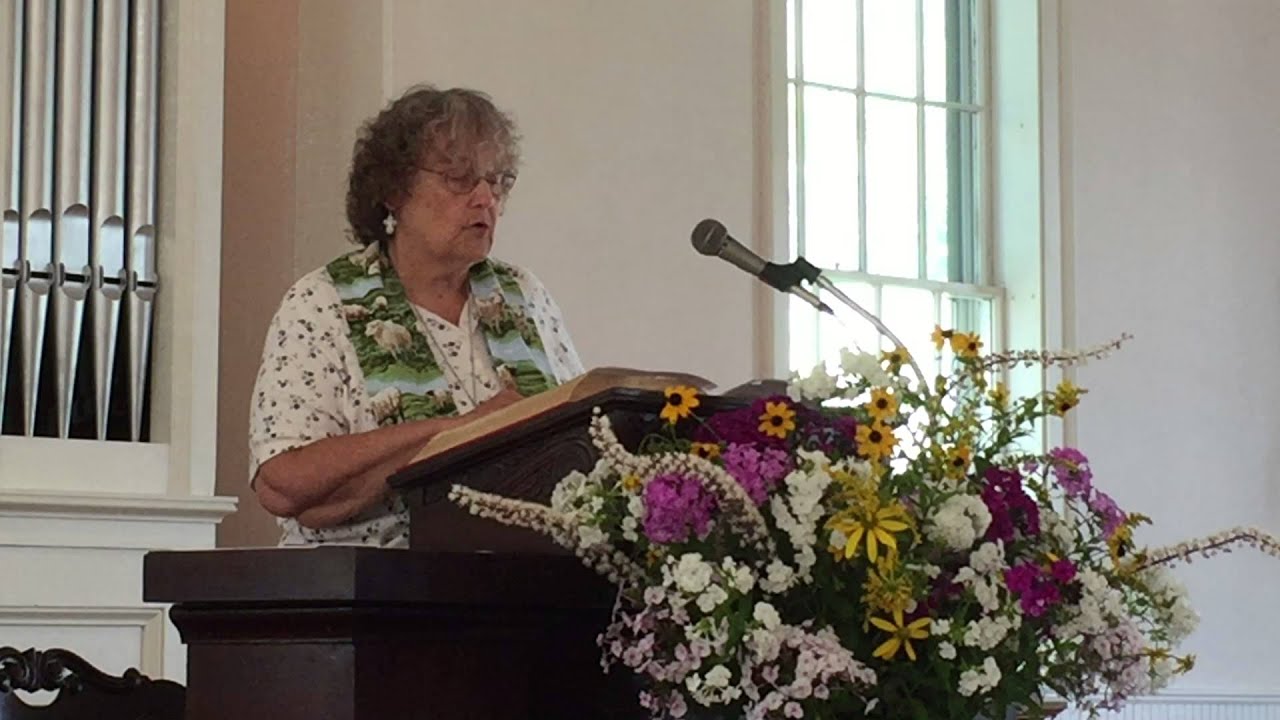 West Newbury Congregational Church Rev. Cynthia Batten 8/30/2015 - YouTube