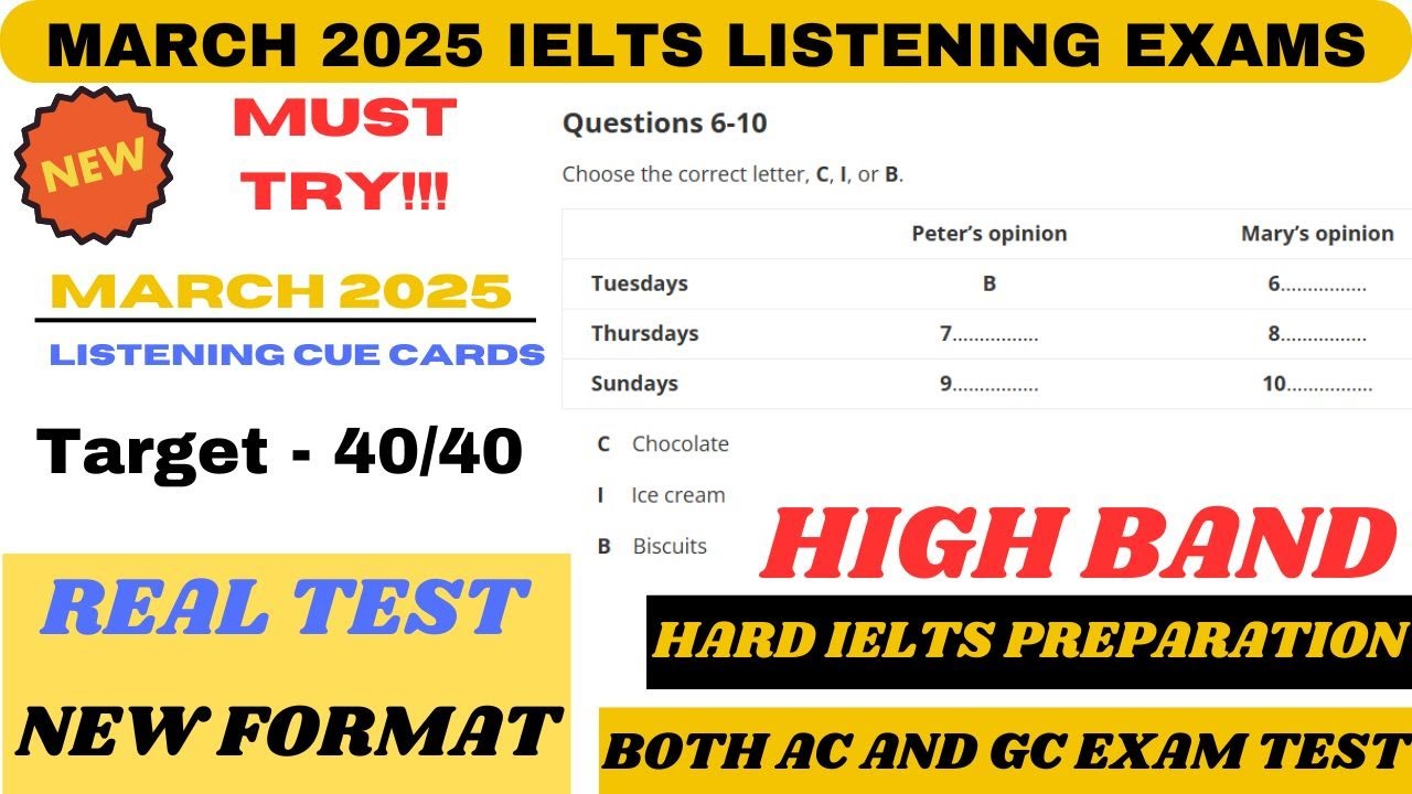 Listening IELTS practice test Cambridge - YouTube
