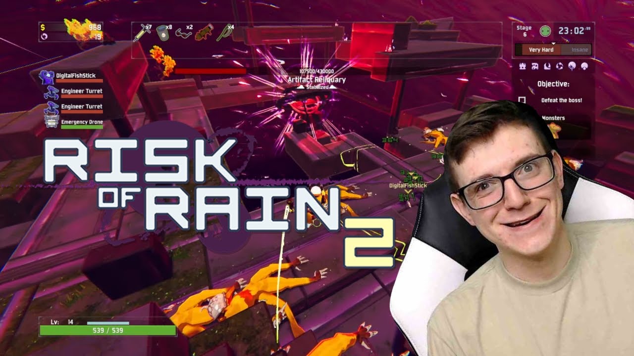 Trial of DEATH, Artifact Grind | Risk of Rain 2 Gameplay Video - YouTube