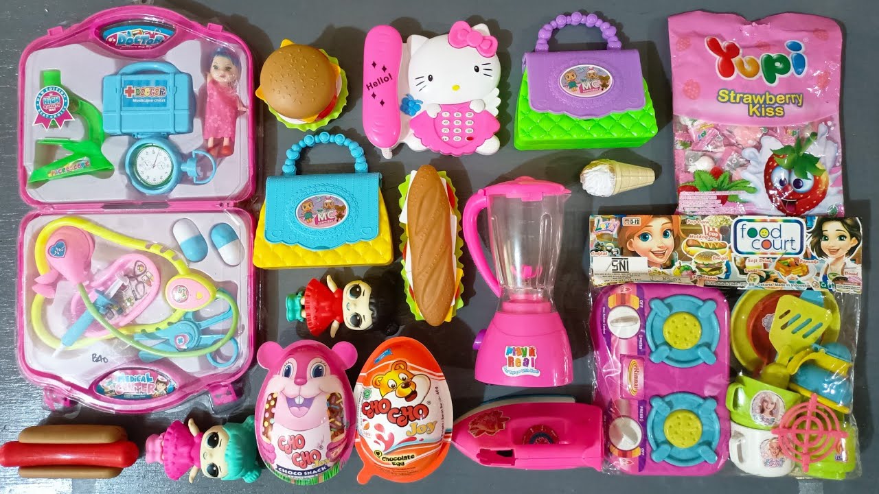 Hunting Es krim,Masak Masakan, Dokteran, Surprise Egg, Permen yupi ...