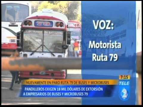 Paro ruta 79 de buses y microbuses continúa en paro - YouTube