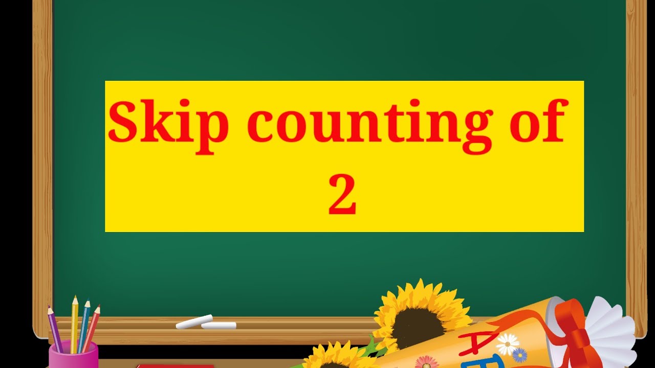 Skip counting of 2 for kids||Practice 2 multiplication || Table of 2 ...
