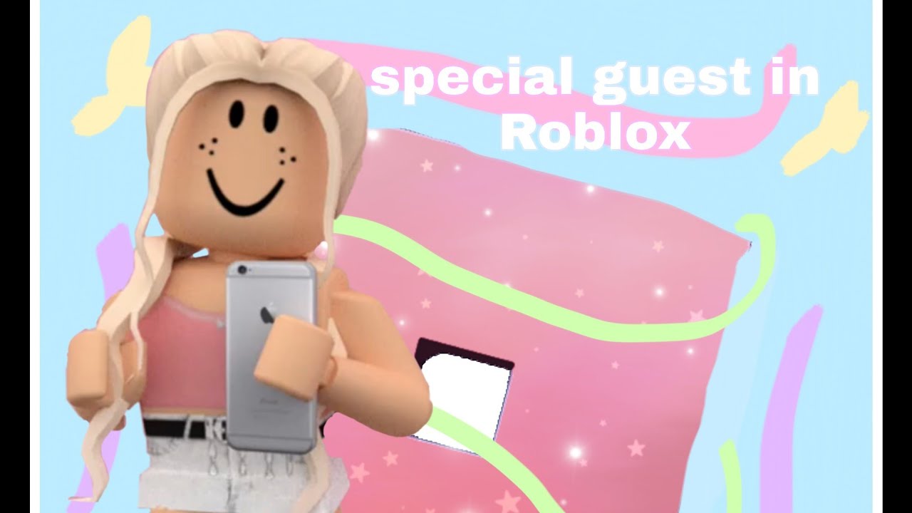 Playing with a special guest ROBLOX - YouTube