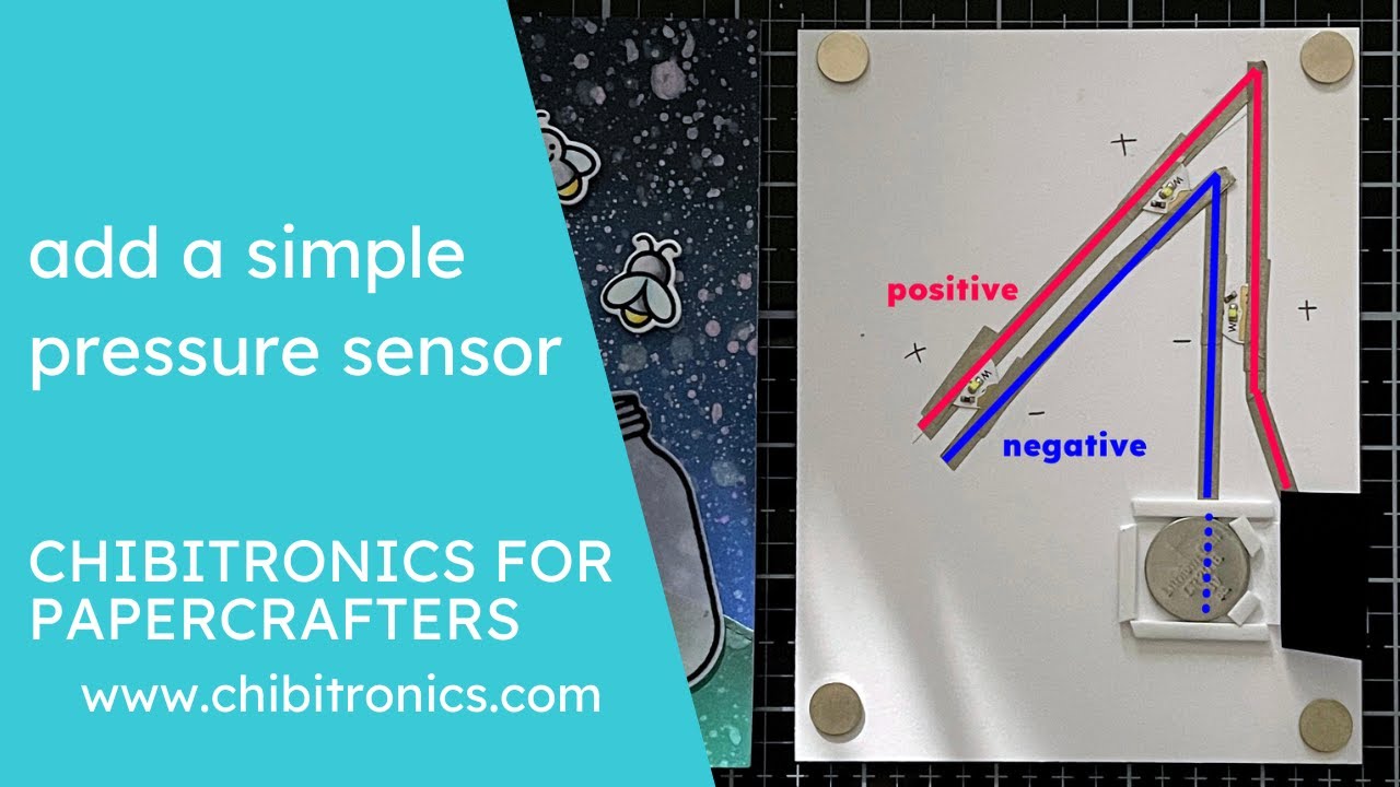 5. Add a Simple Pressure Sensor - Chibitronics for Papercrafters - YouTube