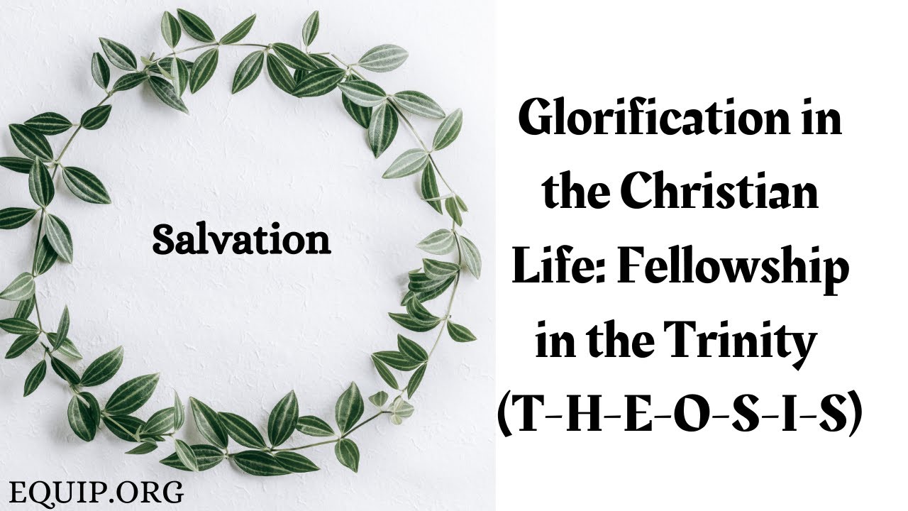 Salvation--Glorification in the Christian Life: Fellowship in the ...
