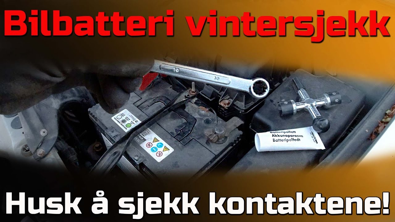 DIY / How To: Bil batteripol service - Husk å sjekk kontaktene på ...