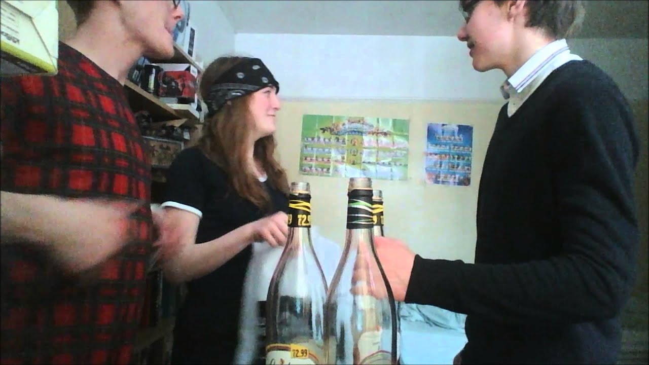 Sparkling Wine chug challenge - YouTube