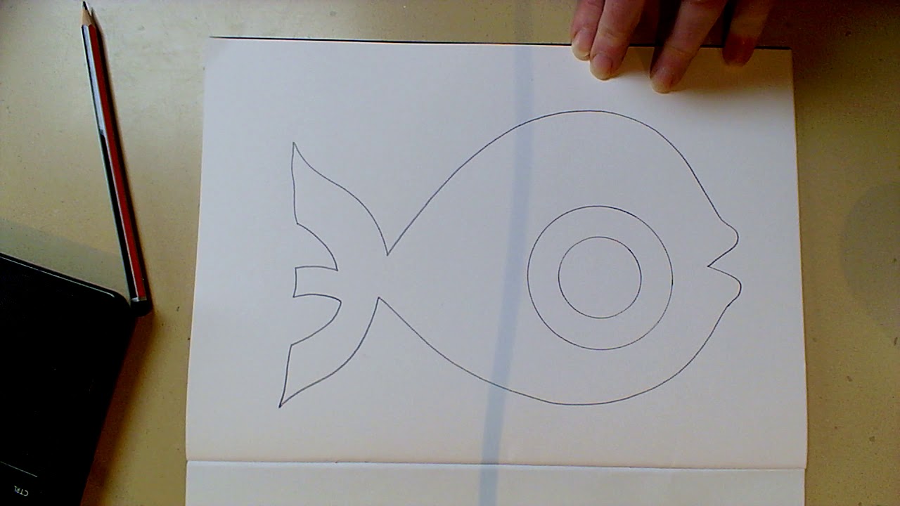 Drawing scarpace fish 1 Mrs Upstone - YouTube