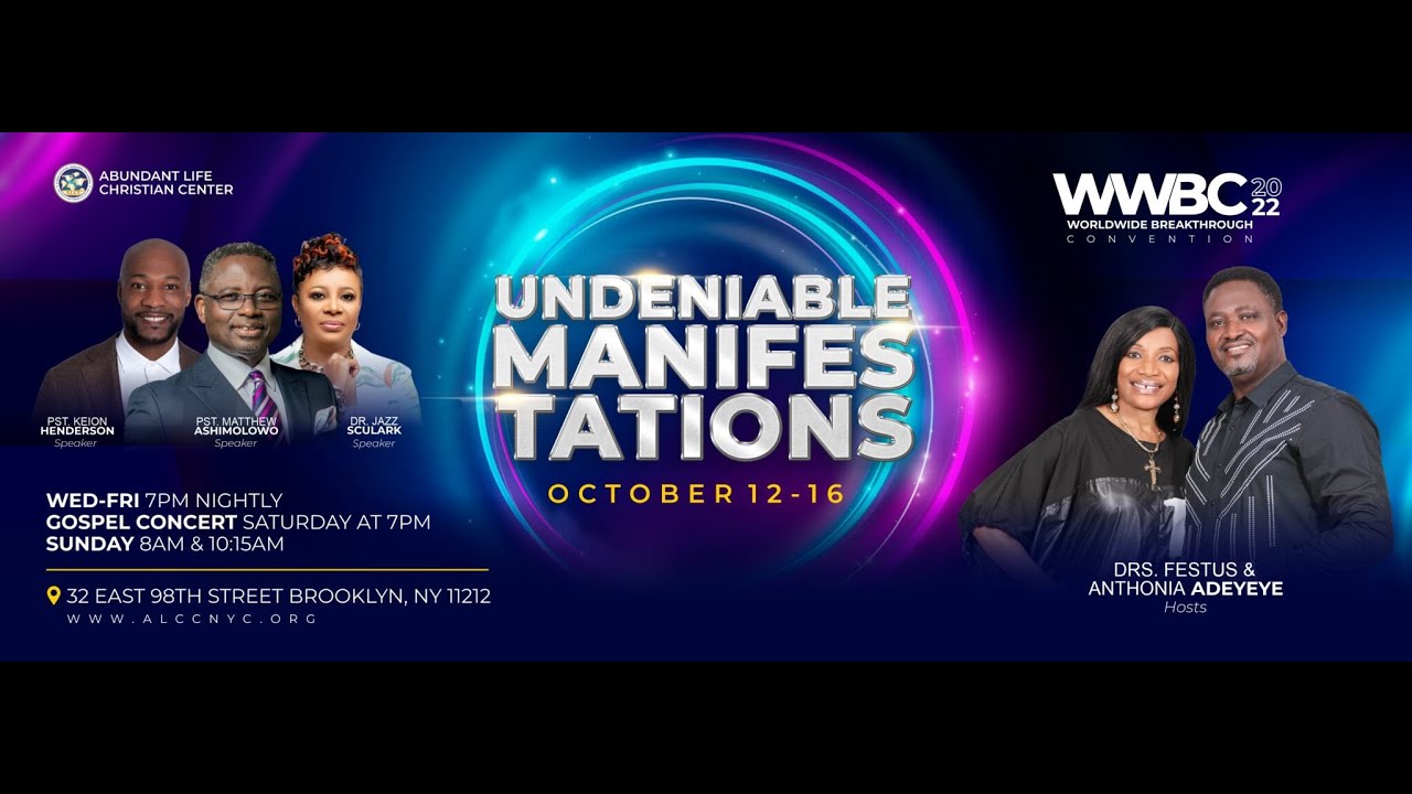 ALCC Worldwide Breakthrough Convention (Day 1) | Drs. Festus & Anthonia ...