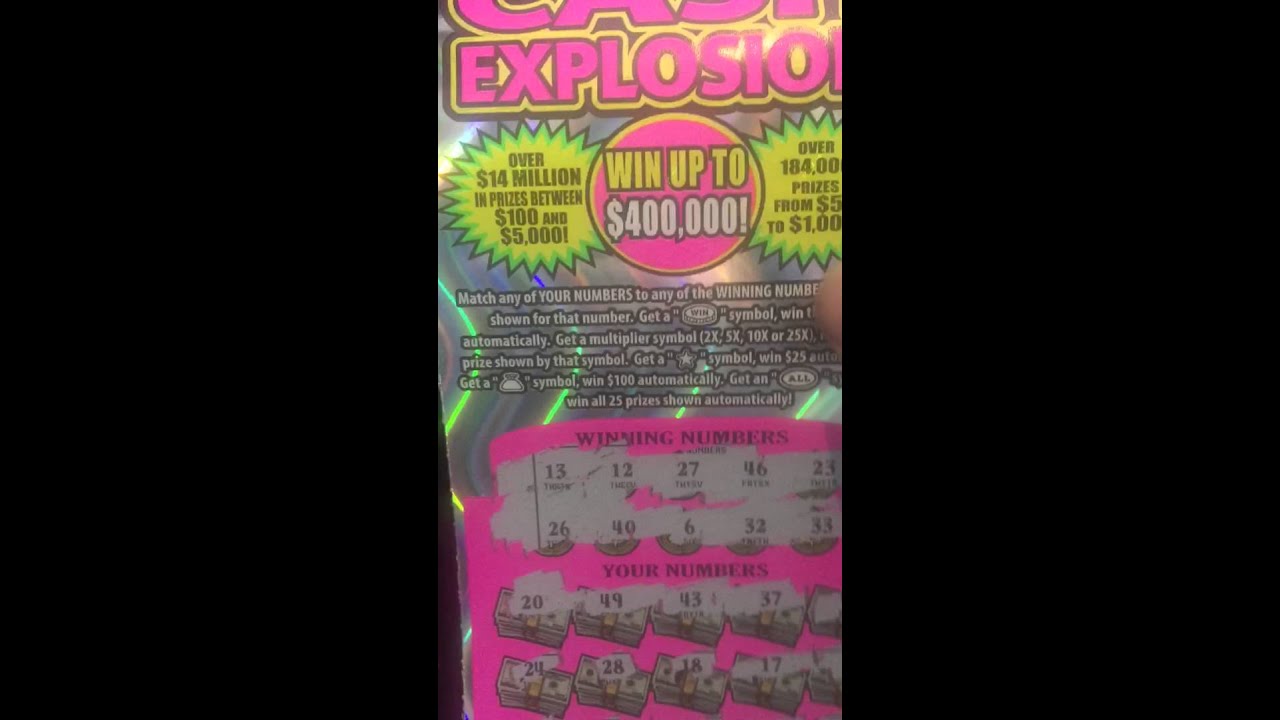 Scratch Off Guy gets a huge win on $30,000,000 Cash Explosion - YouTube