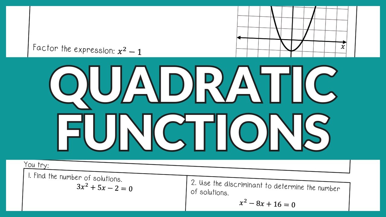 Solve Quadratics by Completing the Square Lesson for High School ...