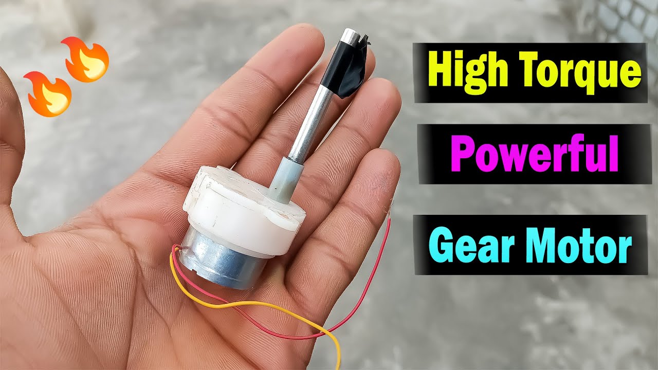 high torque powerfull dc gear motor open full video || how to make dc ...