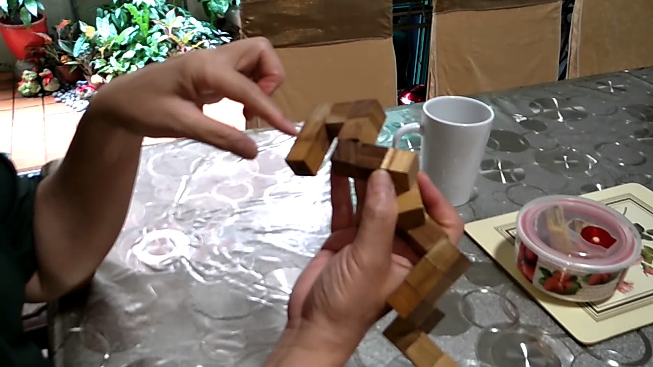 Solve the magic cube wooden puzzle - YouTube
