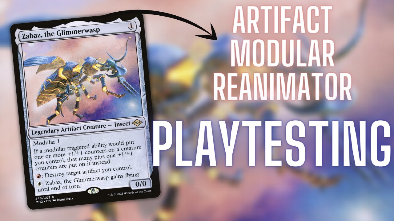 Zabaz, the Glimmerwasp | EDH Playtesting ASMR | Modular Artifact ...