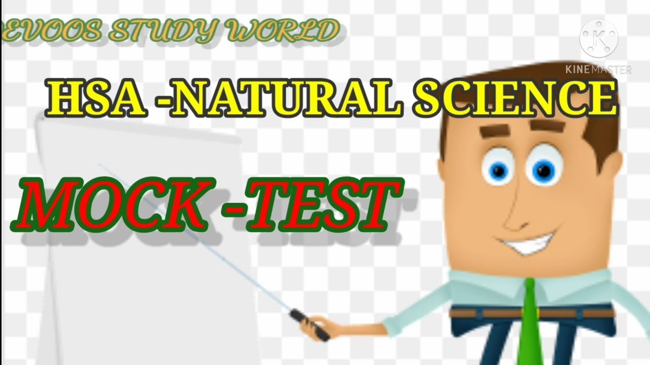 MOCK TEST for HSA NATURAL SCIENCE - YouTube