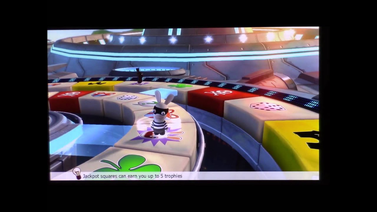 Jpp @ Acgc Rabbids Land wii U Boardgame 1p Mode With 2p Match 1 032714 ...