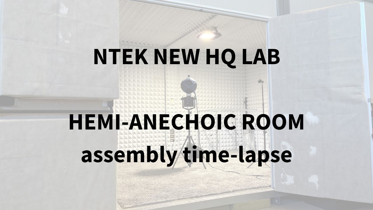 NTEK - New hemi-anechoic room for the new Ntek HQ - YouTube