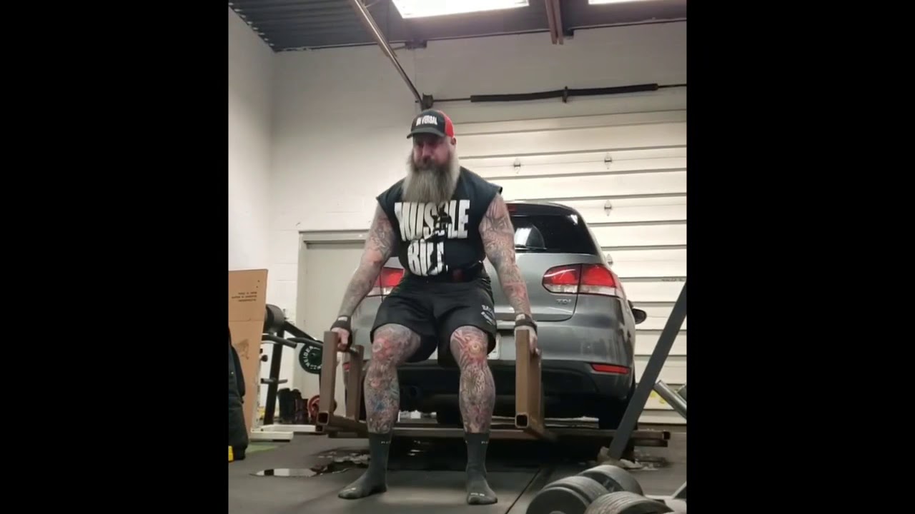 First time with a car on the car deadlift implement - YouTube