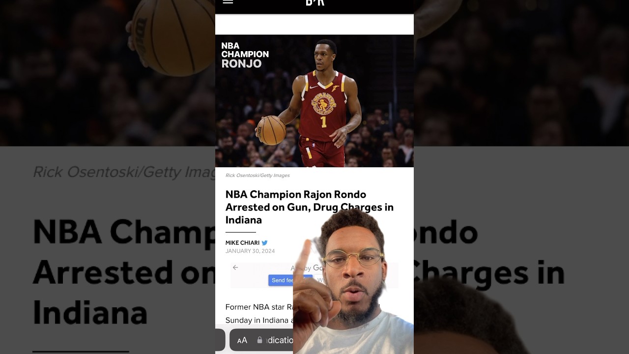 NBA Champion “Rajon Rondo” Arrested on Gun, and drug charges!! # ...