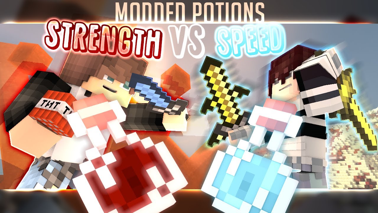 MODDED POTIONS (Insane Potions) - Fight Minecraft Animation - YouTube