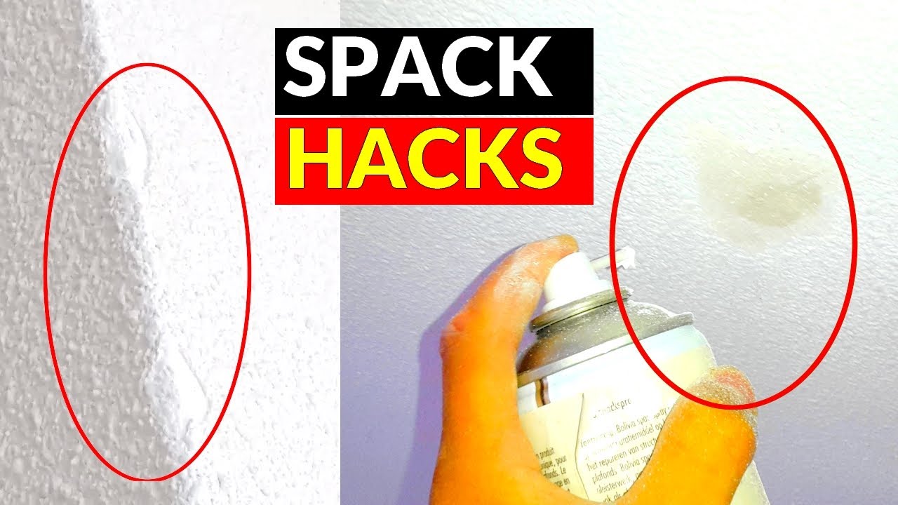 "I Repaired Walls and Ceilings FAST Using Spack Spray! - YouTube