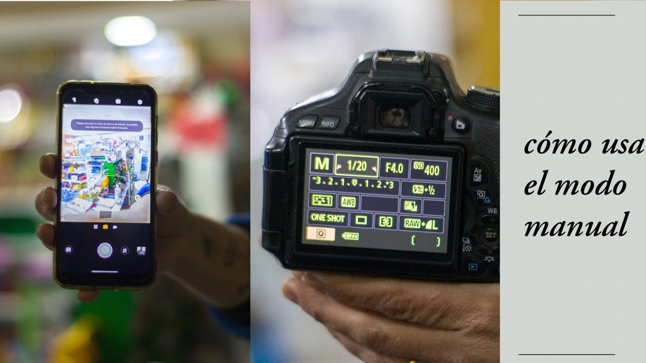 NO LE TEMAS AL MODO MANUAL // Como usar el modo manual en cámara réflex ...