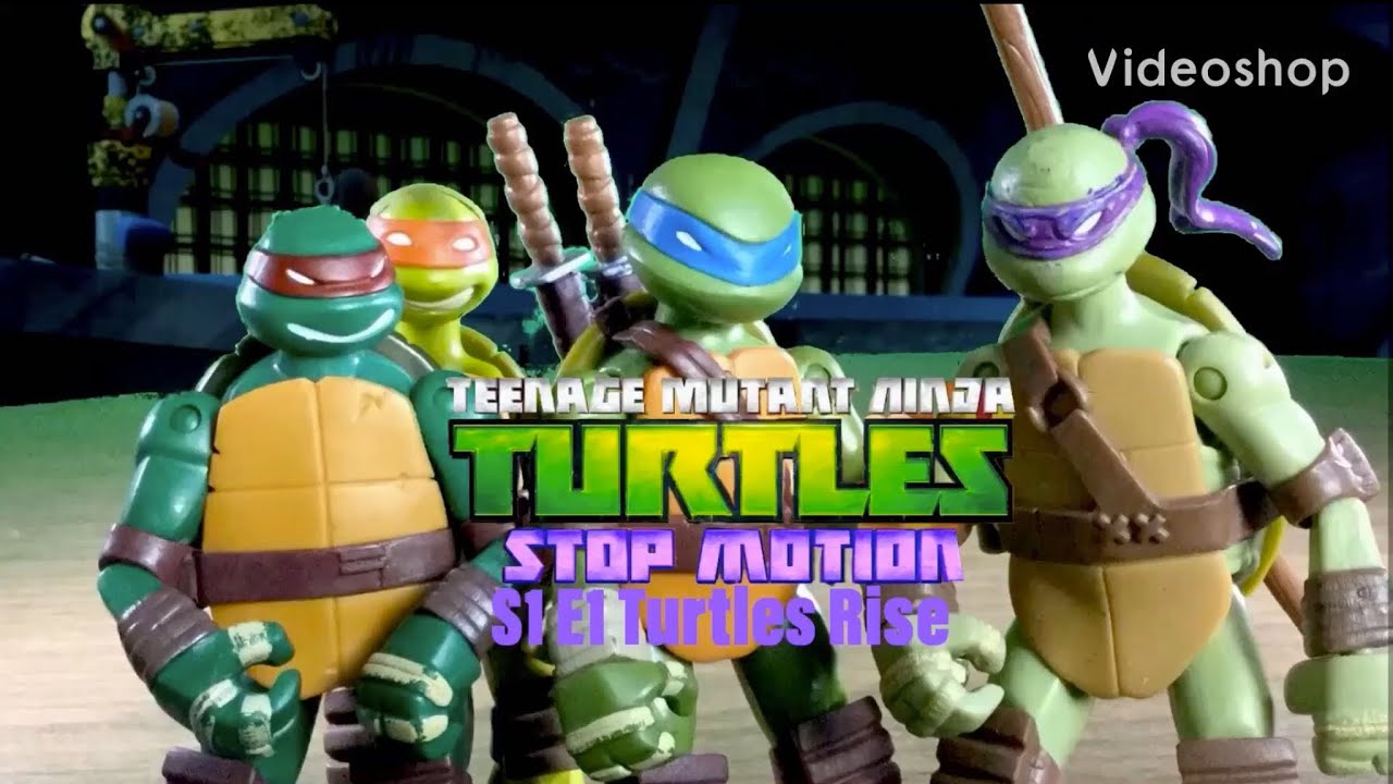 TMNT Stop Motion Series S01E01-Turtles Rise - YouTube