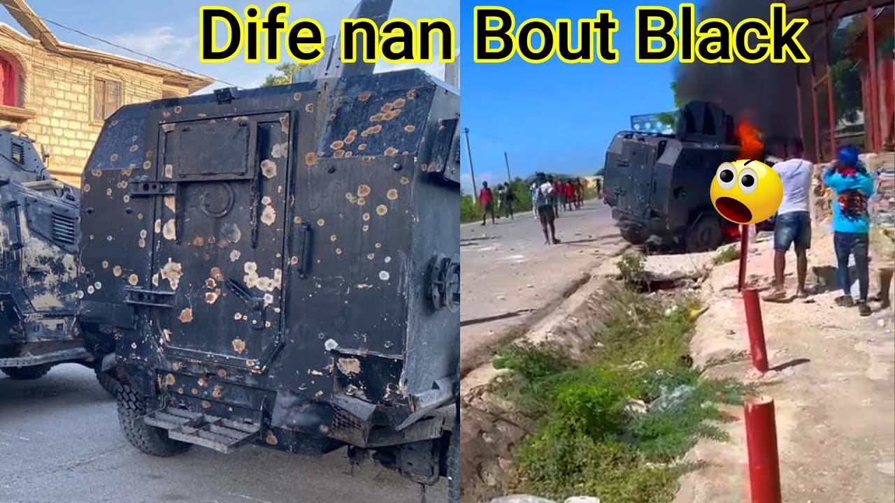 Kòlmabo, Bandi Canaan mete dife nan Blindé Bout Black ki konn ak Magali ...