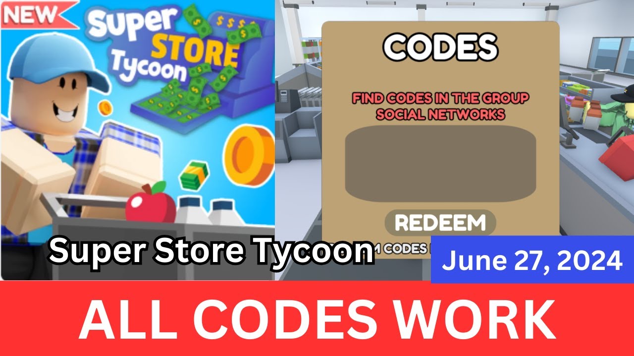 All CODES WORK Super Store Tycoon ROBLOX June 27 2024 YouTube all-codes-work-super-store-tycoon-roblox-june-27-2024-youtube