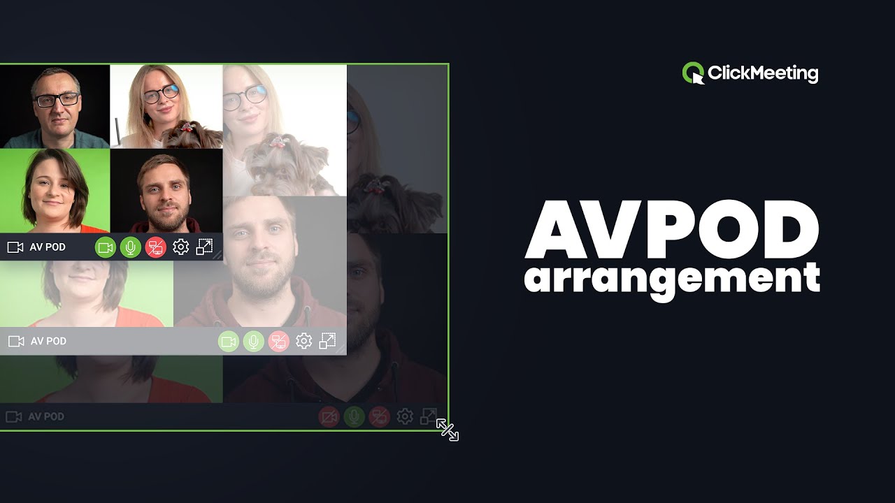 How to arrange your AV window during online events - YouTube
