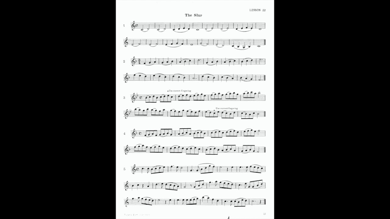 Rubank Elementary Method for Clarinet: Lesson 22 - YouTube