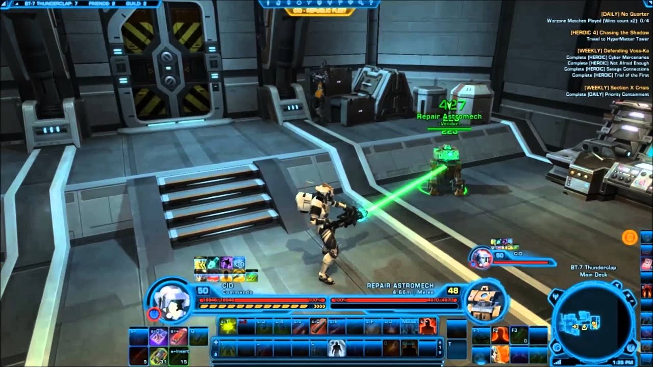 SWTOR (Pre-2.0) Commando Healer Basics - YouTube