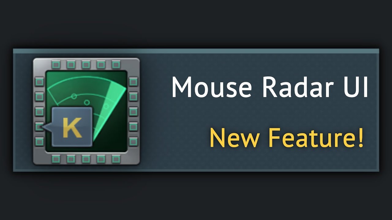 New Mouse-Control Radar - YouTube