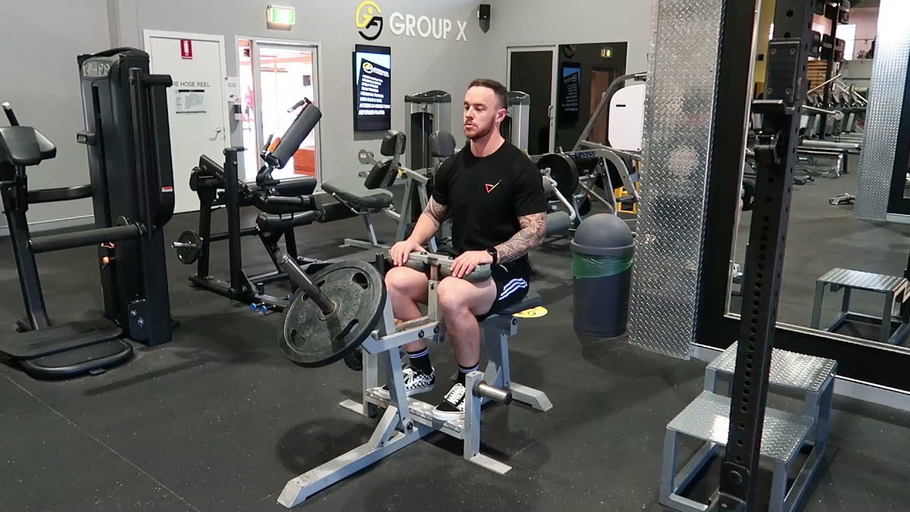 Plate Loaded Seated Calf Raise - YouTube