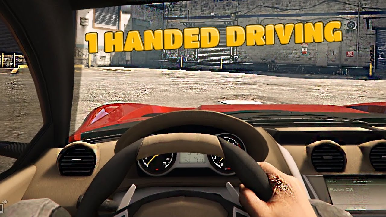 GTA V | How to drive 1 HANDED! - YouTube