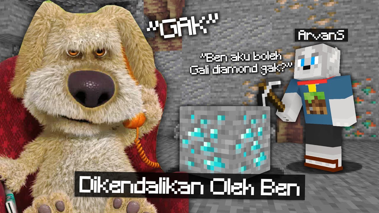 TALKING BEN MENGENDALIKAN AKU DI MINECRAFT!! - YouTube