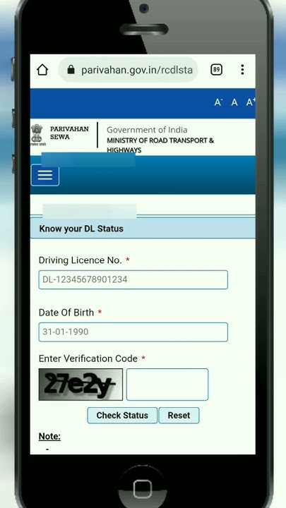 Driving License Ka Status Kaise Check Kare How To Check Driving