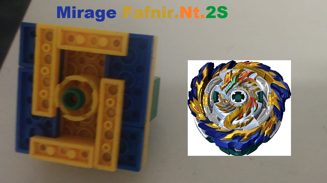 beyblade burst (lego)- Mirage Fafnir.Nt.2S - YouTube