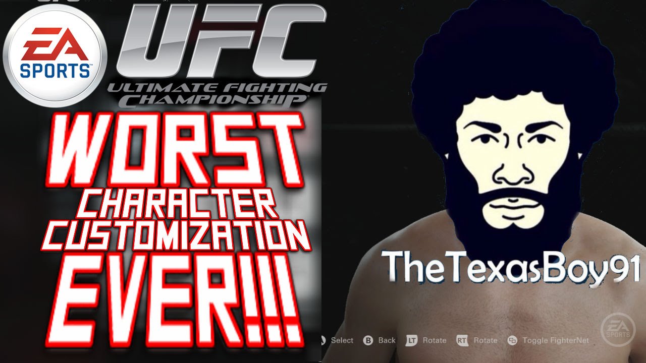 EA Sports UFC Character Creation Mode | Worst Customization Mode Ever ...