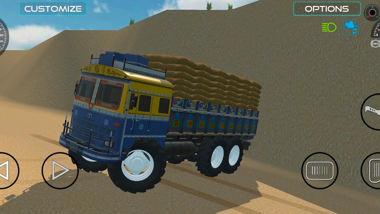tata truck 14 wheeler game | Indian truck simulator | Indian truck game ...