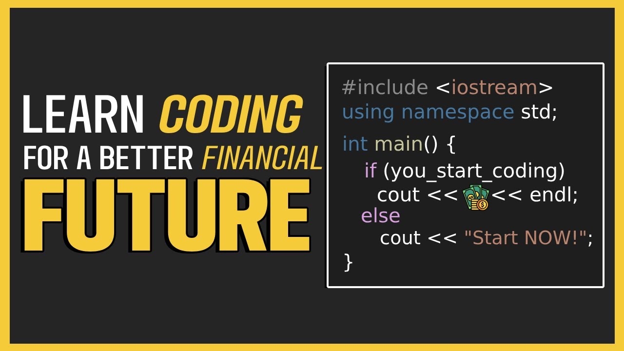 Coding is The Best Financial Decision You'll Make! - YouTube