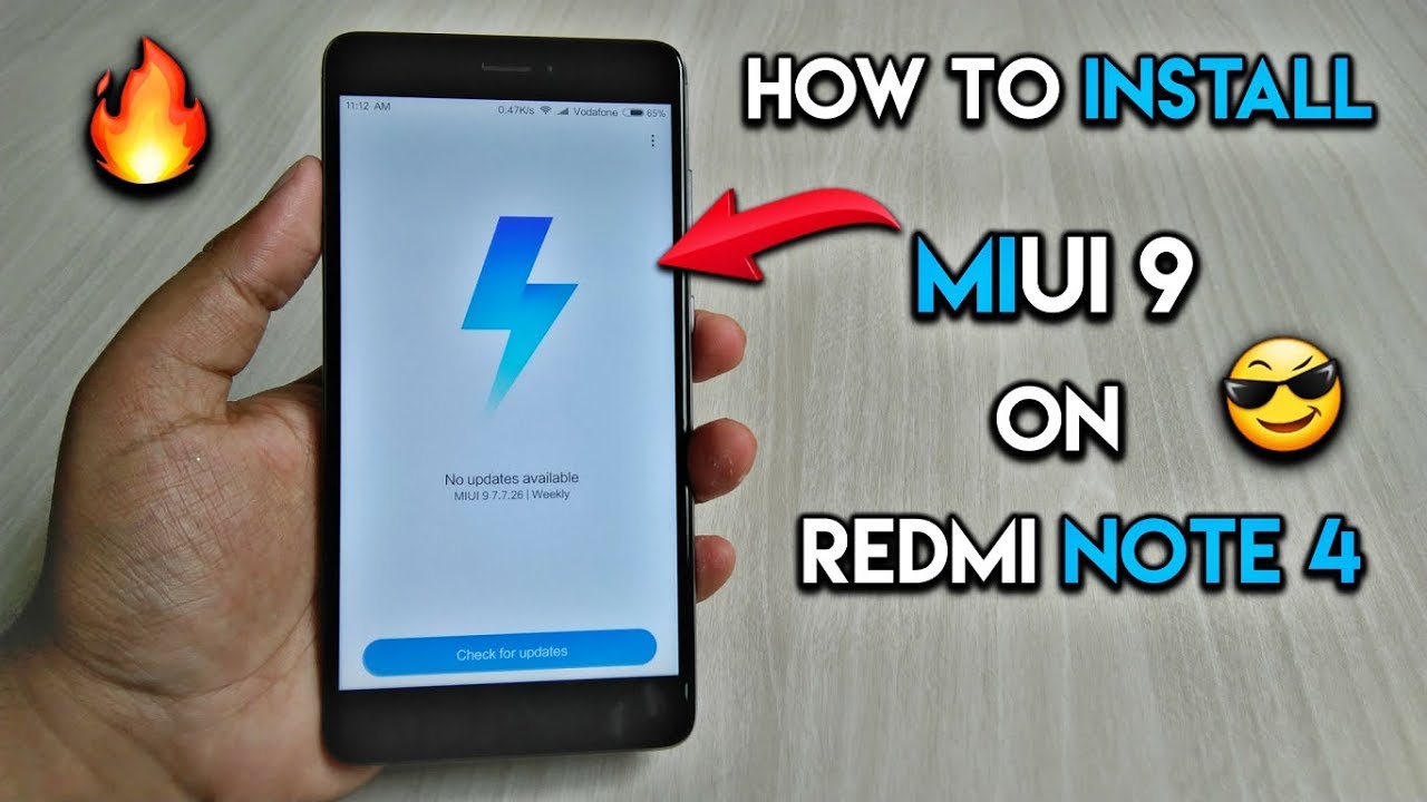 How to Install MIUI 9 Global Beta on Redmi Note 4 - YouTube