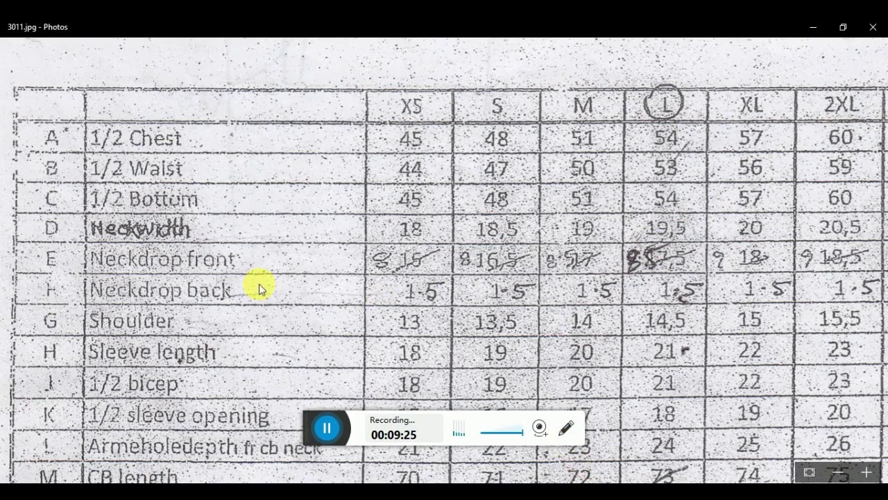 Make a T shirt Pattern and Grading system by Lectra Modaris in Bangla ...