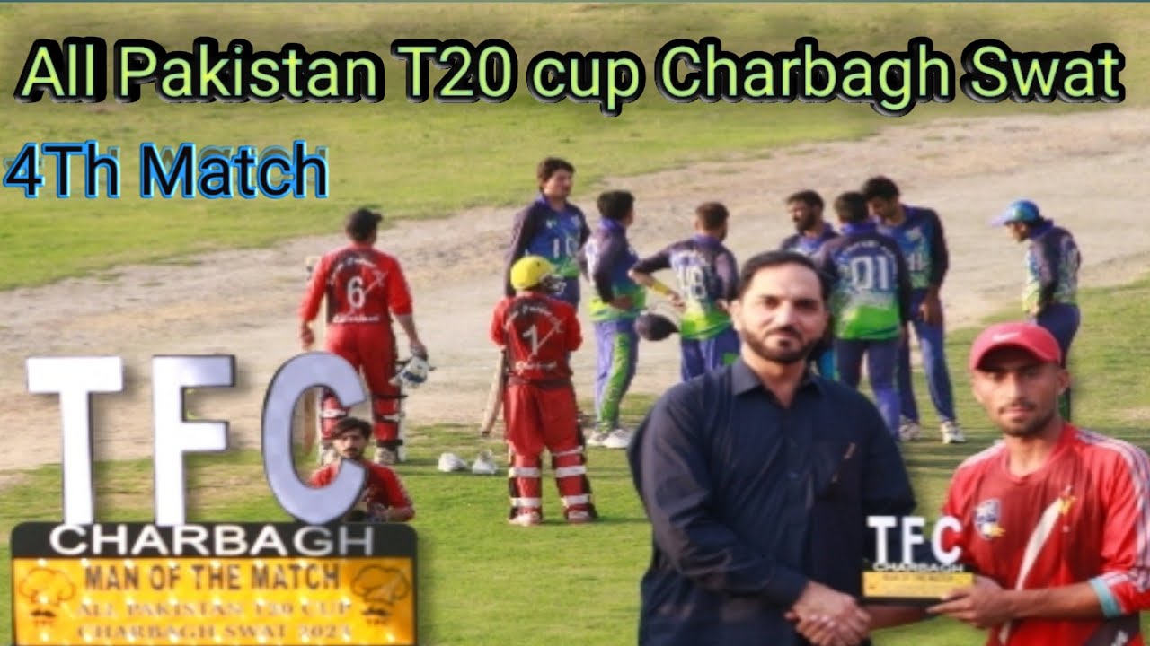 All Pakistan T20 Cup Charbagh Swat 4Th Match Highlights#Swat Fighter ...