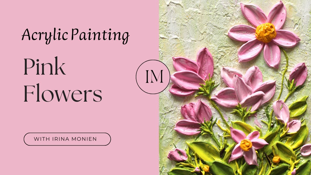 Easy Impasto Painting Tutorial I Acrylic Art - YouTube