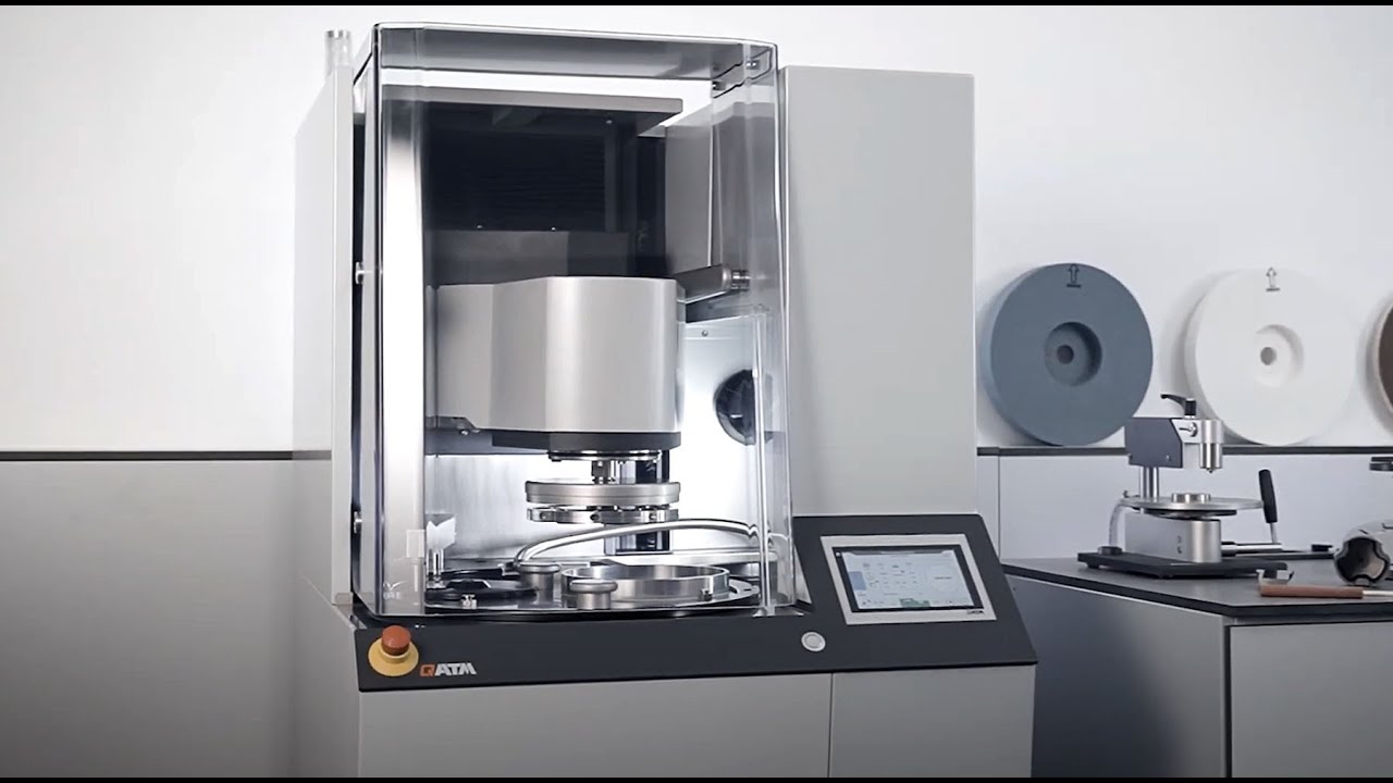 Planar grinding machine Qgrind XL | QATM - YouTube