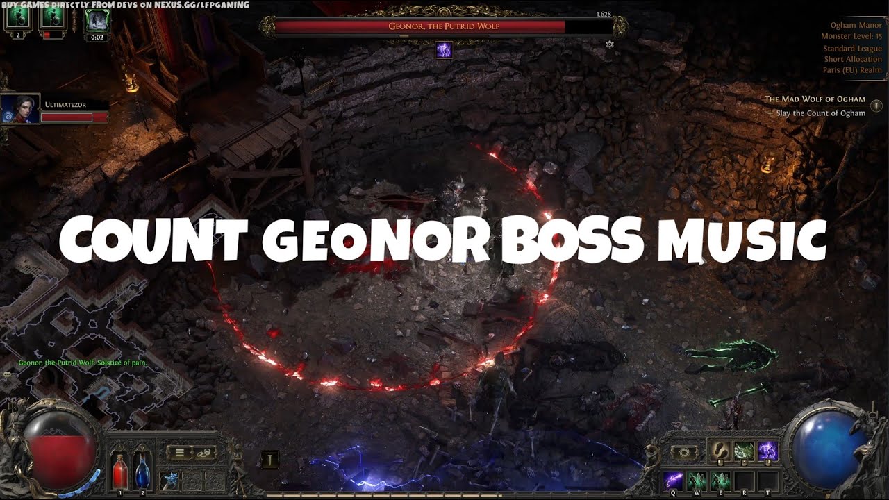 Count Geonor the Putrid Wolf Boss Theme Music Looped | Path of Exile 2 ...